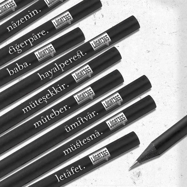 Black Pencils - Etsy