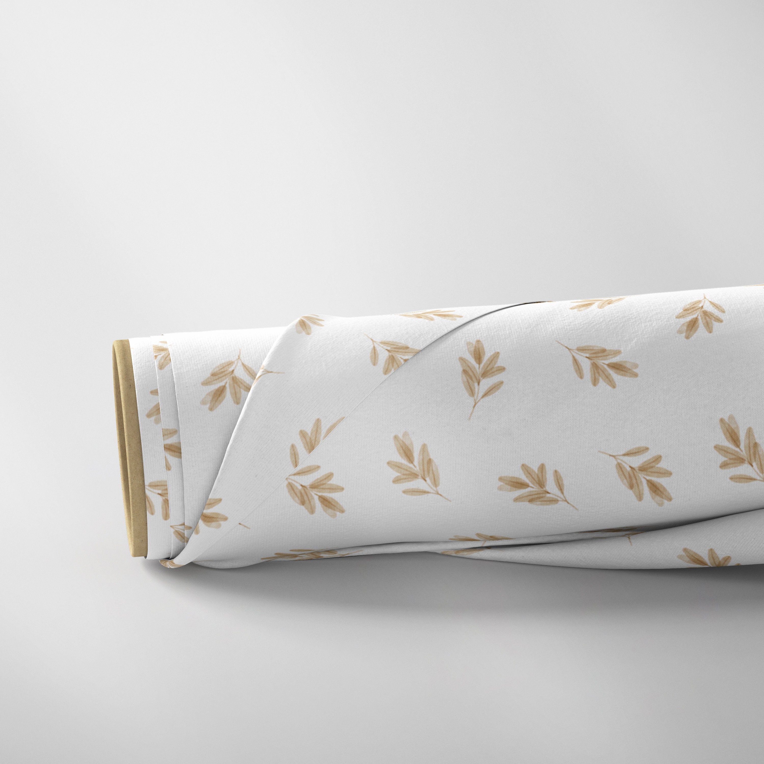 Boho Seamless Pattern Brown Watercolor Leaves Fall Autumn Design ...