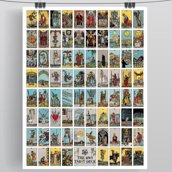 Tarot Card Posters - Etsy