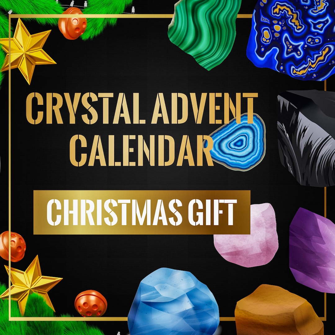 Christmas Crystal Advent Calendar Kit, 12 or 24 Days of Christmas ...