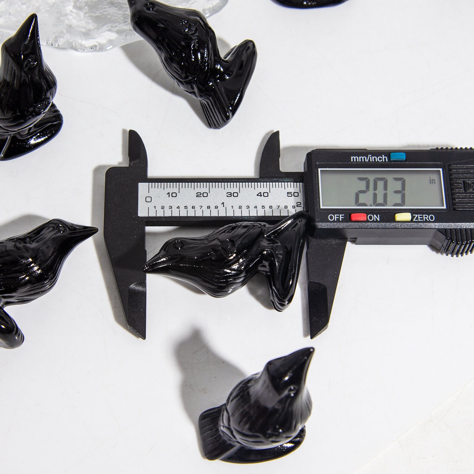 Wholesale 3pcs Obsidian Crystal Crow Bird - Etsy