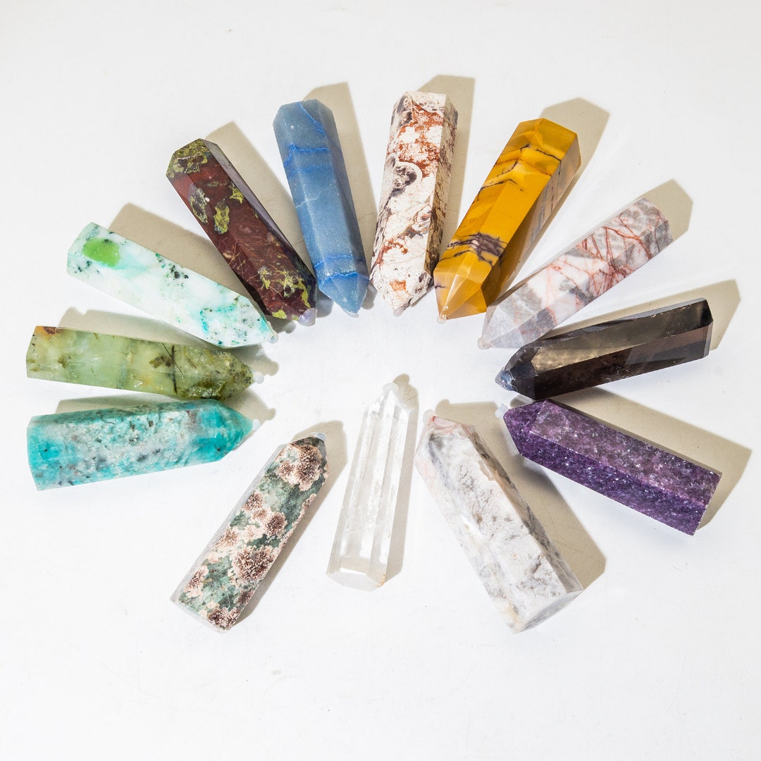 Wholesale Lot: Mixed Natural Crystal Point Towers - 1 Lb - Etsy