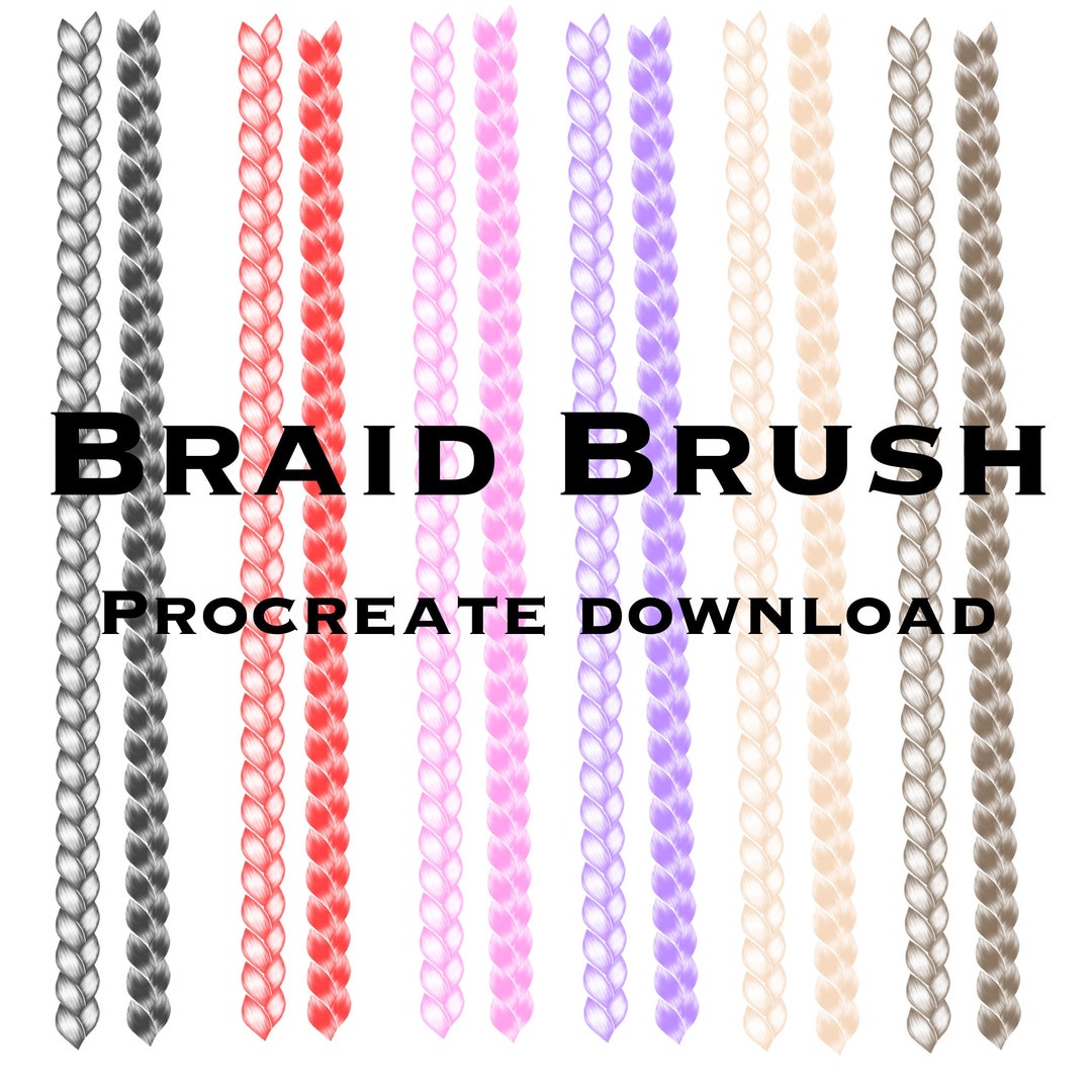 Braid Brushes Procreate Instant Digital Download - Etsy