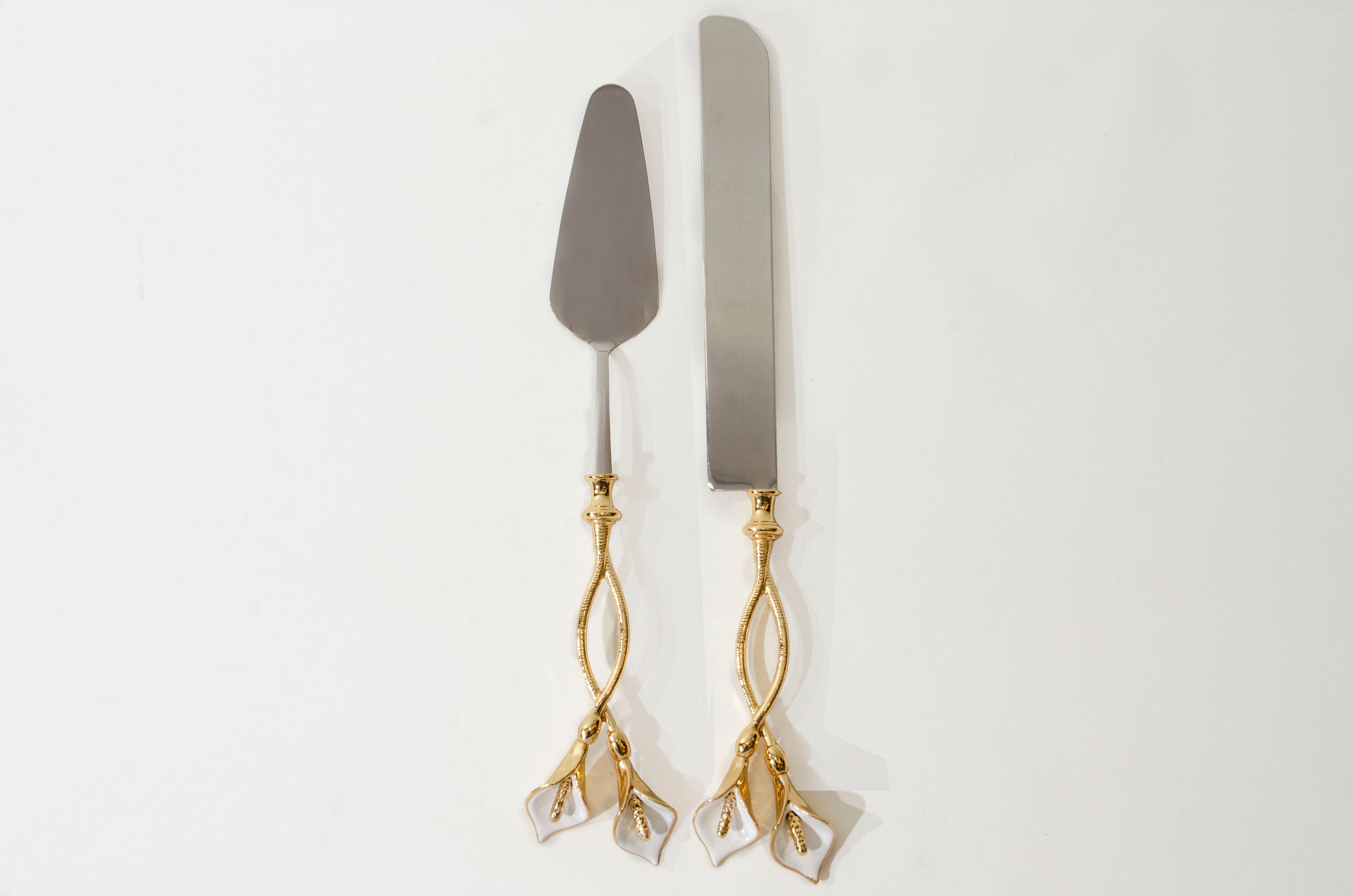 Elegant Stainless Steel Utensils Set for Soup, Cake, and Salad Service ...