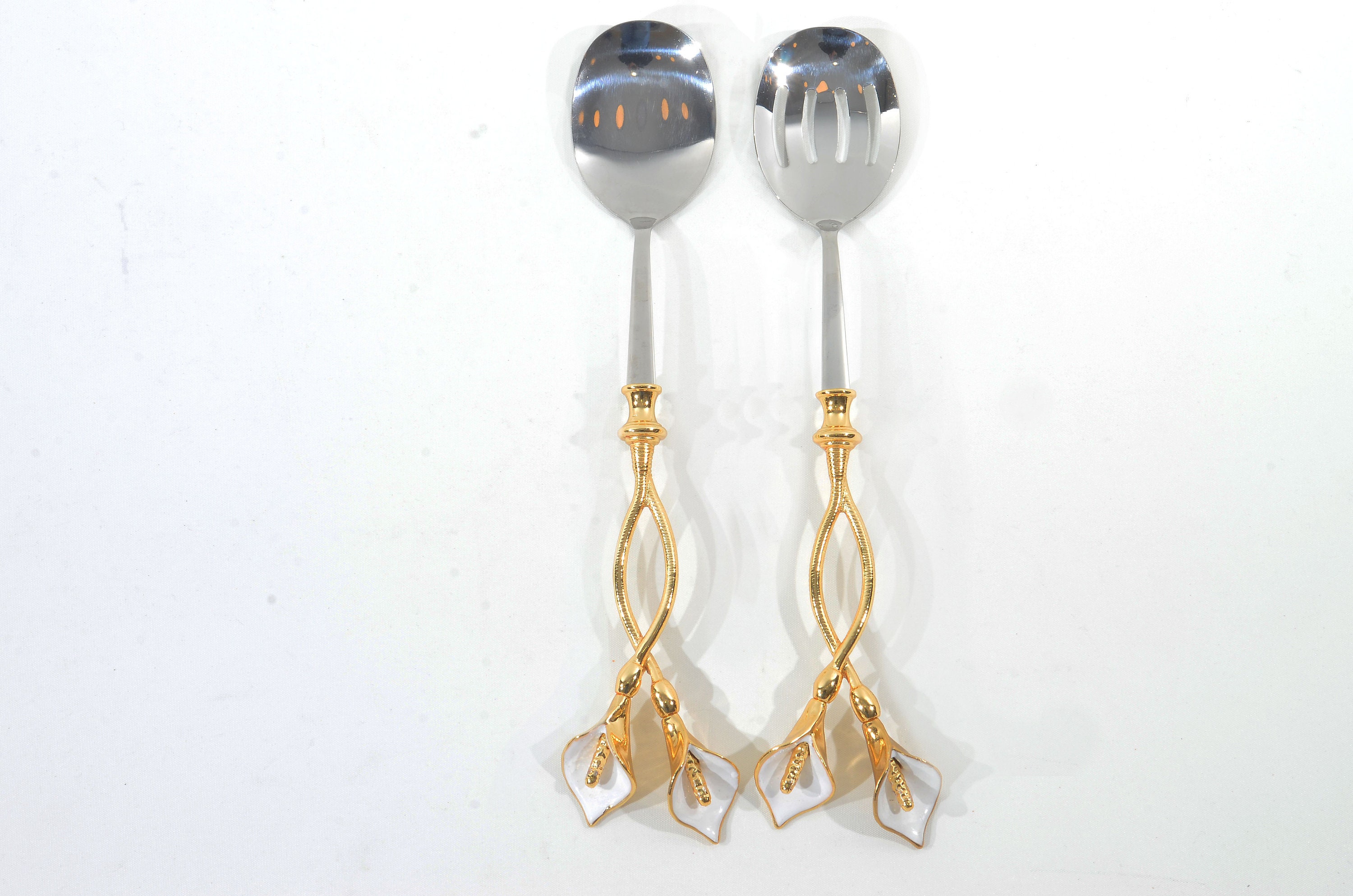 Elegant Stainless Steel Utensils Set for Soup, Cake, and Salad Service ...