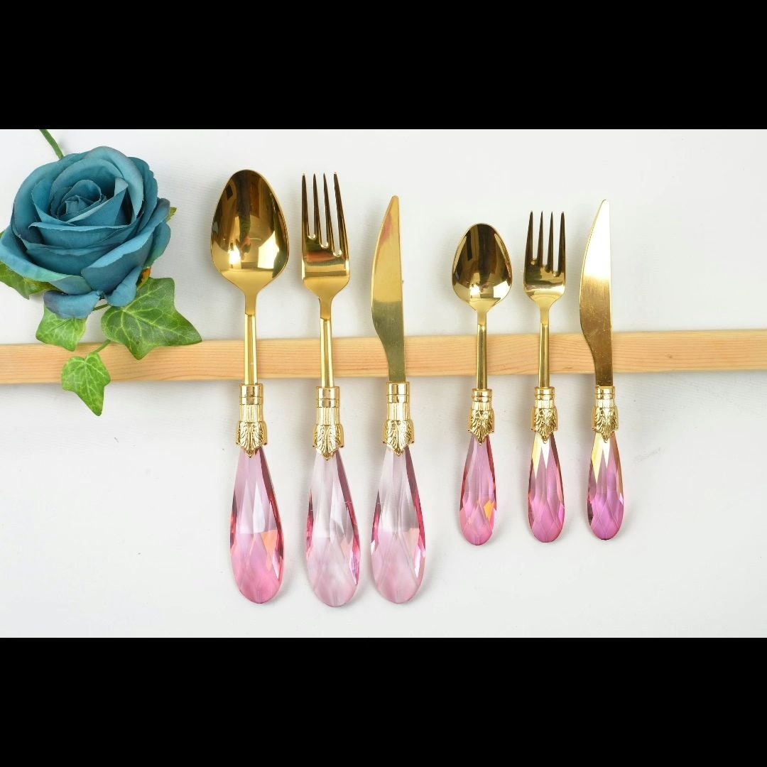 Elegance Meets Sophistication With the 36 Piece Fork, Spoon, and Knife ...