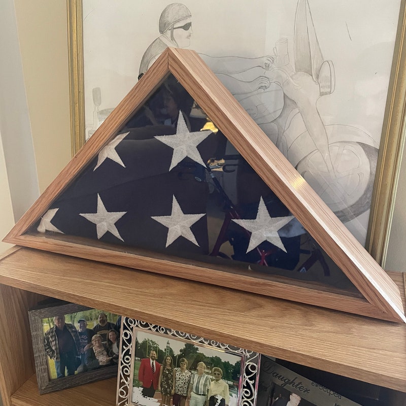 Funeral Flag Display Case - Etsy