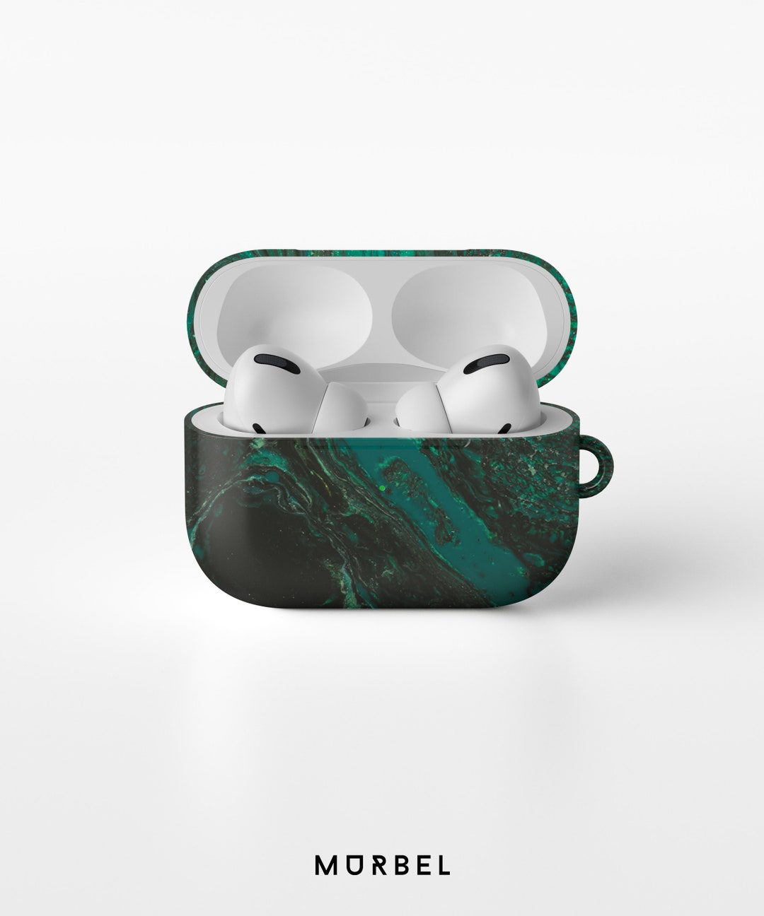 Emerald Wavy Green Marble Apple Air Pods Case Hard Plastic - Etsy