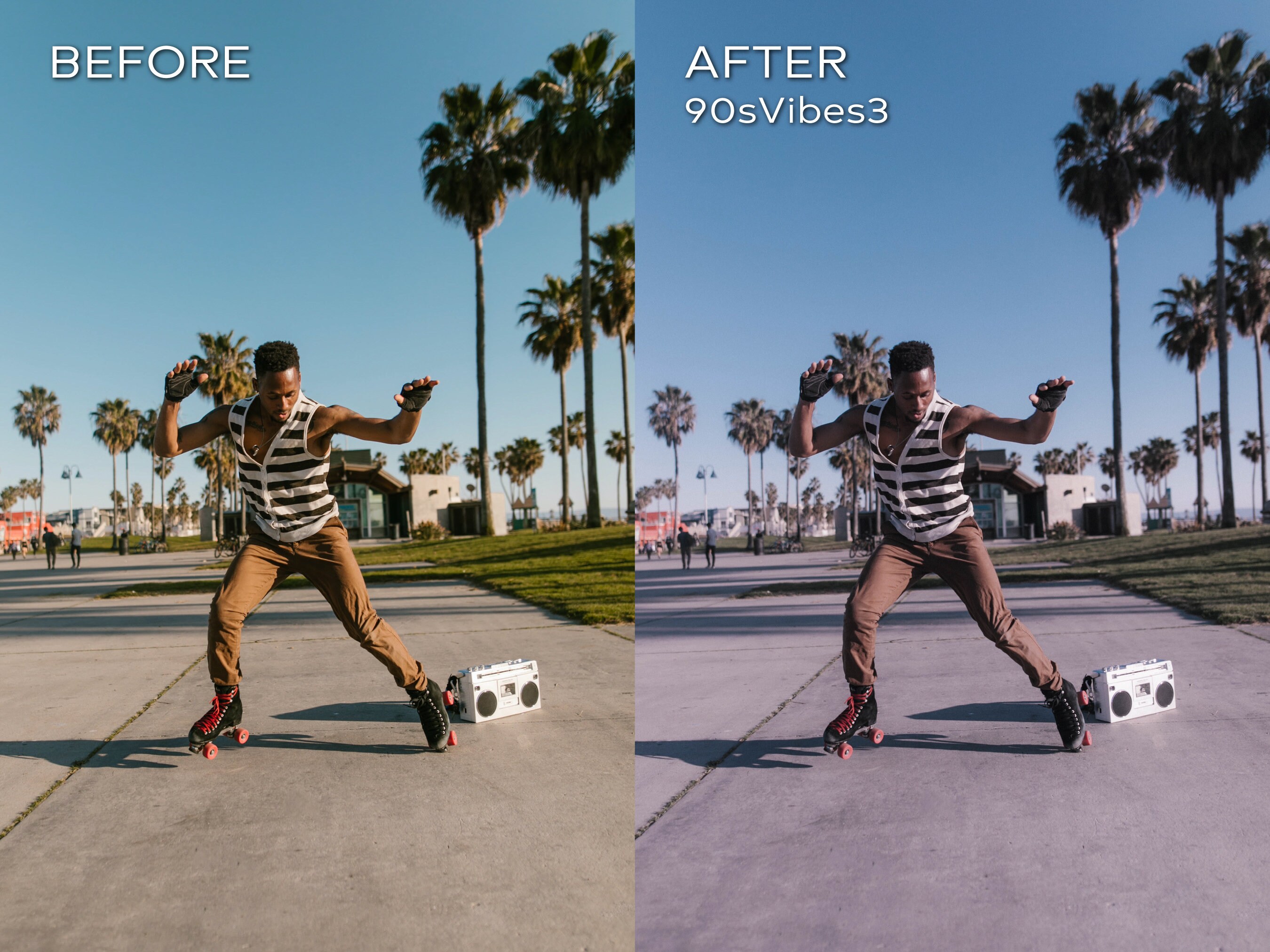 90s Film Mobile and Desktop Presets, 90s Vintage Preset, Photo Filter ...