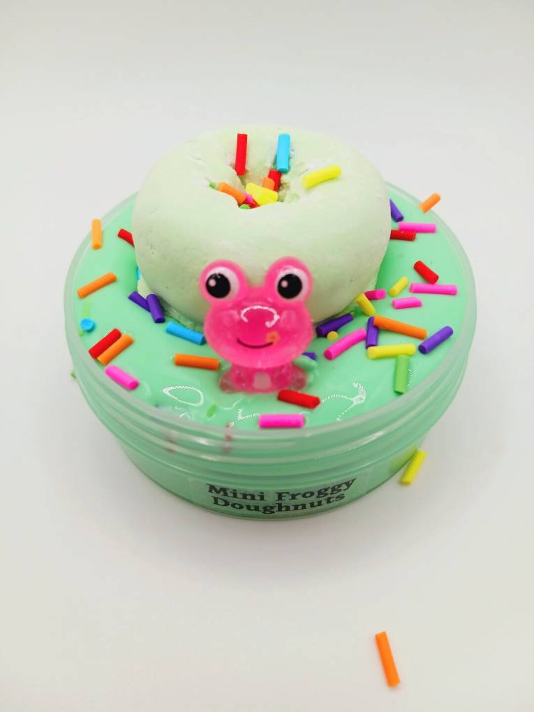 Mini Froggy Doughnuts 3oz Scented Diy Slime Kit Gift Birthday - Etsy