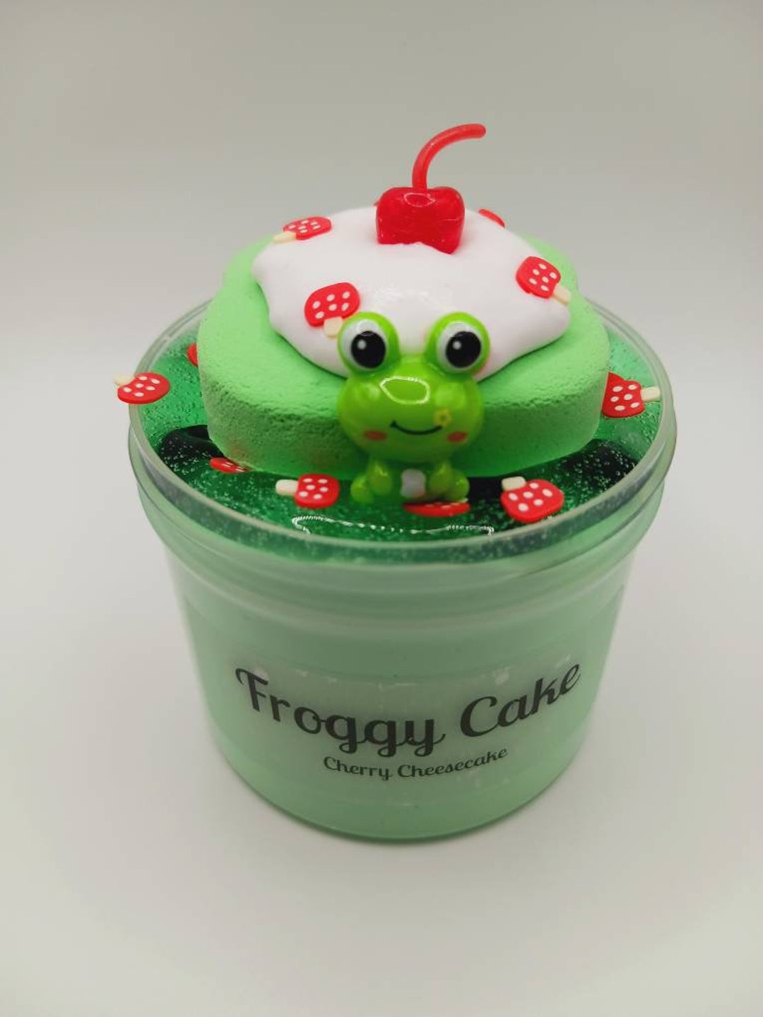 Froggy Cake Diy Slime Asmr Gift Birthday Green - Etsy