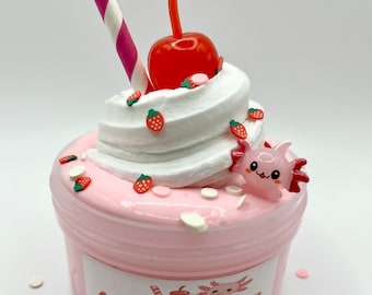 Axolotl Candy V2 Large 6.5oz Butter Fluffy Charm Slime - Etsy
