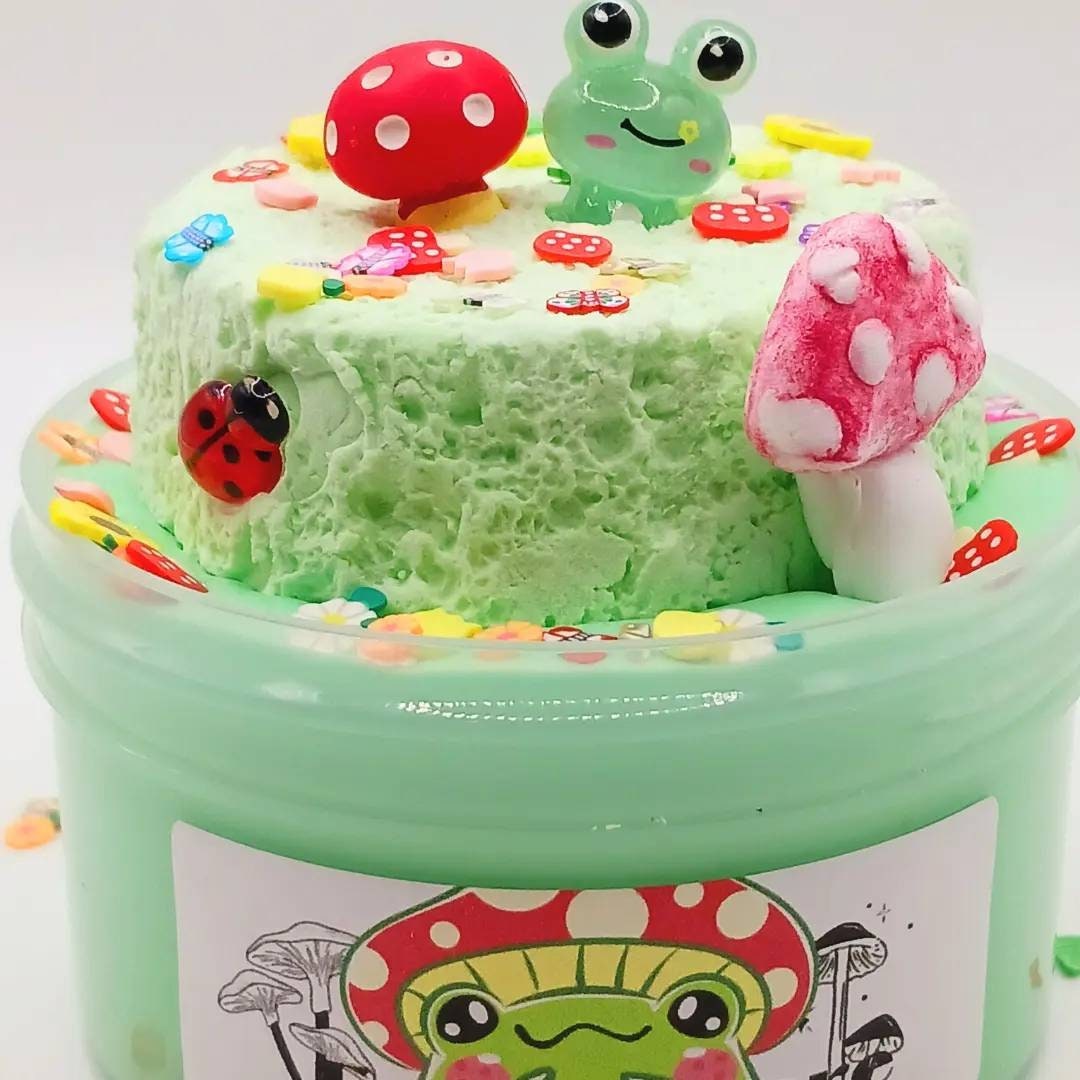Froggycore 7oz Diy- Scented Frog Mushroom Slime Kit With Charms Fun ...