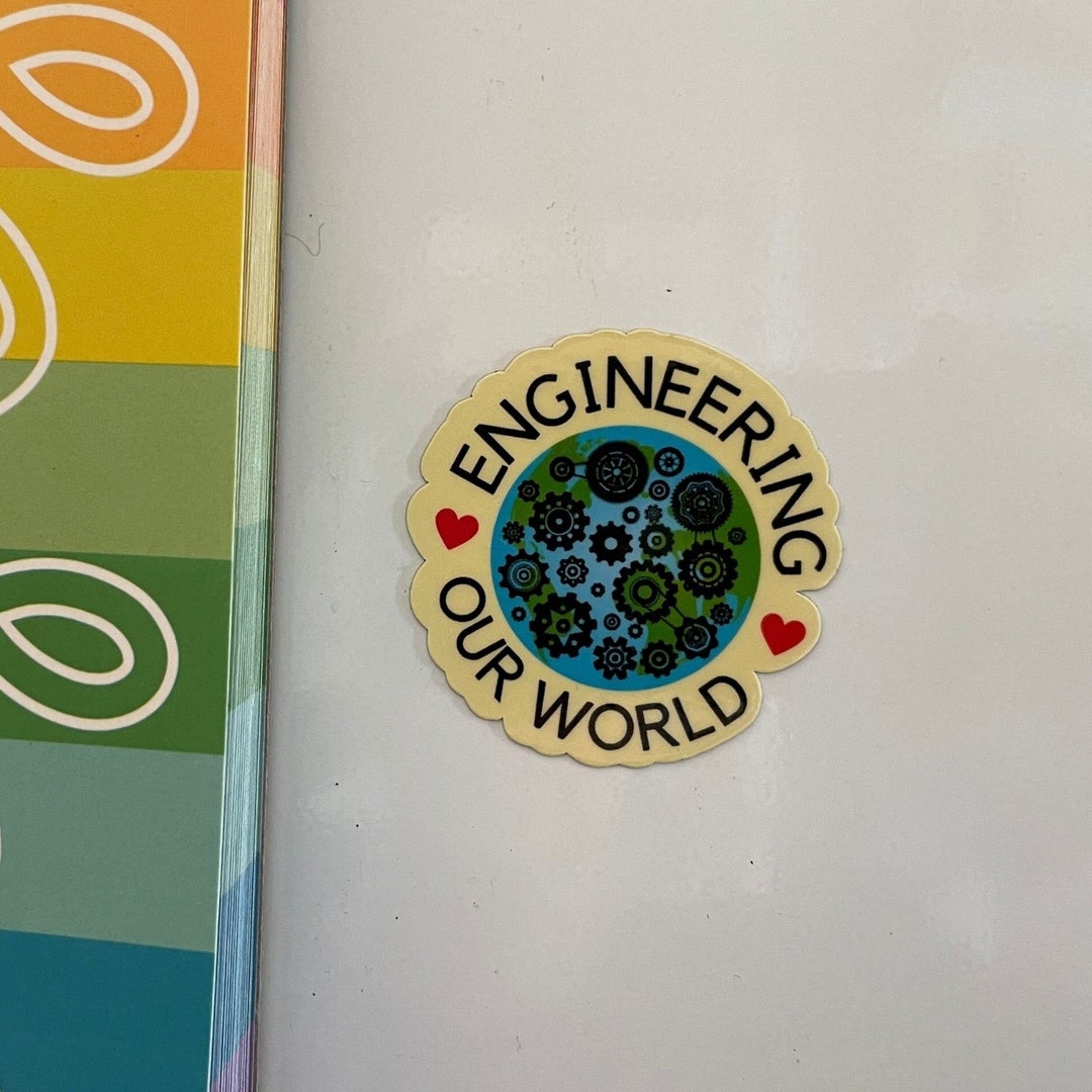 Engineer Vinyl Coated Magnet. Engineering Our World Vinyl Magnet ...
