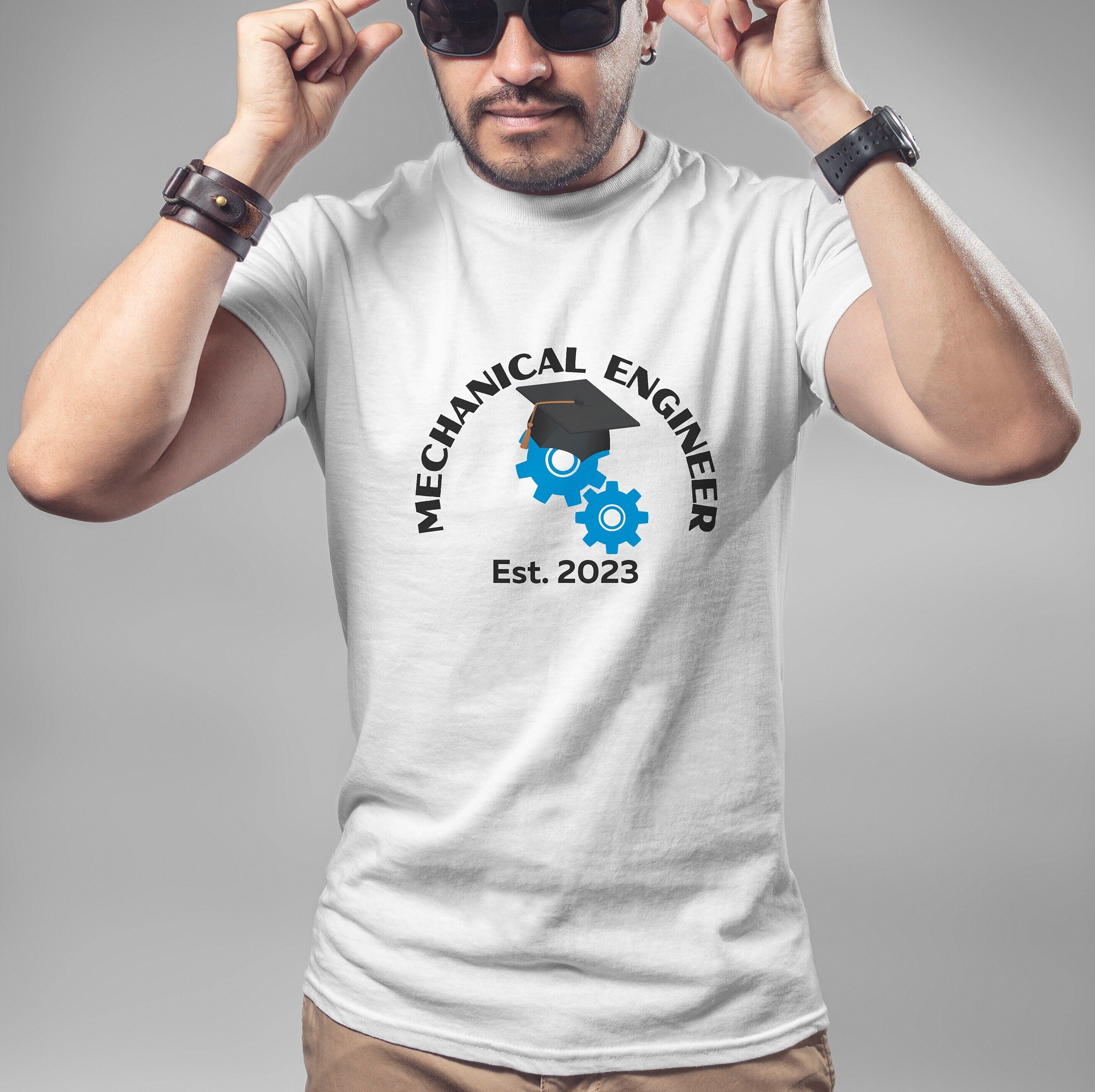 Mechanical Engineering T Shirt Logo