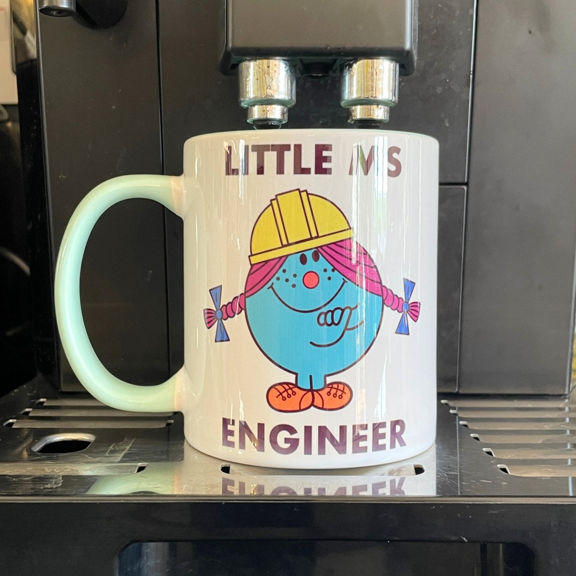 Personalised Engineer Mug With Colour Handle and Inside. Women - Etsy
