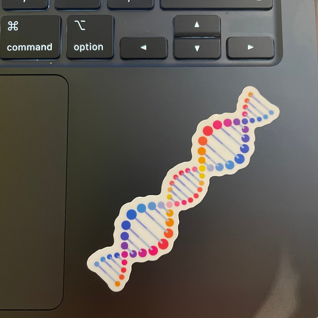 Vinyl DNA Sticker. Double Helix Science Decal. Science, Biology and ...