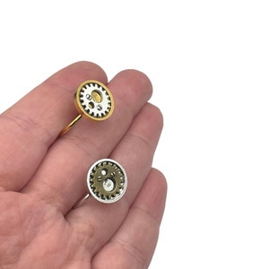 Steampunk Adjustable Ring With Hardware Cog Gear Nut Components ...