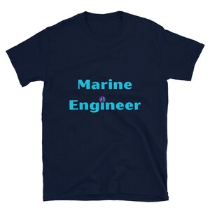 Marine Engineer Shirt. Marine Engineering T-shirt With Cogs and Anchor ...