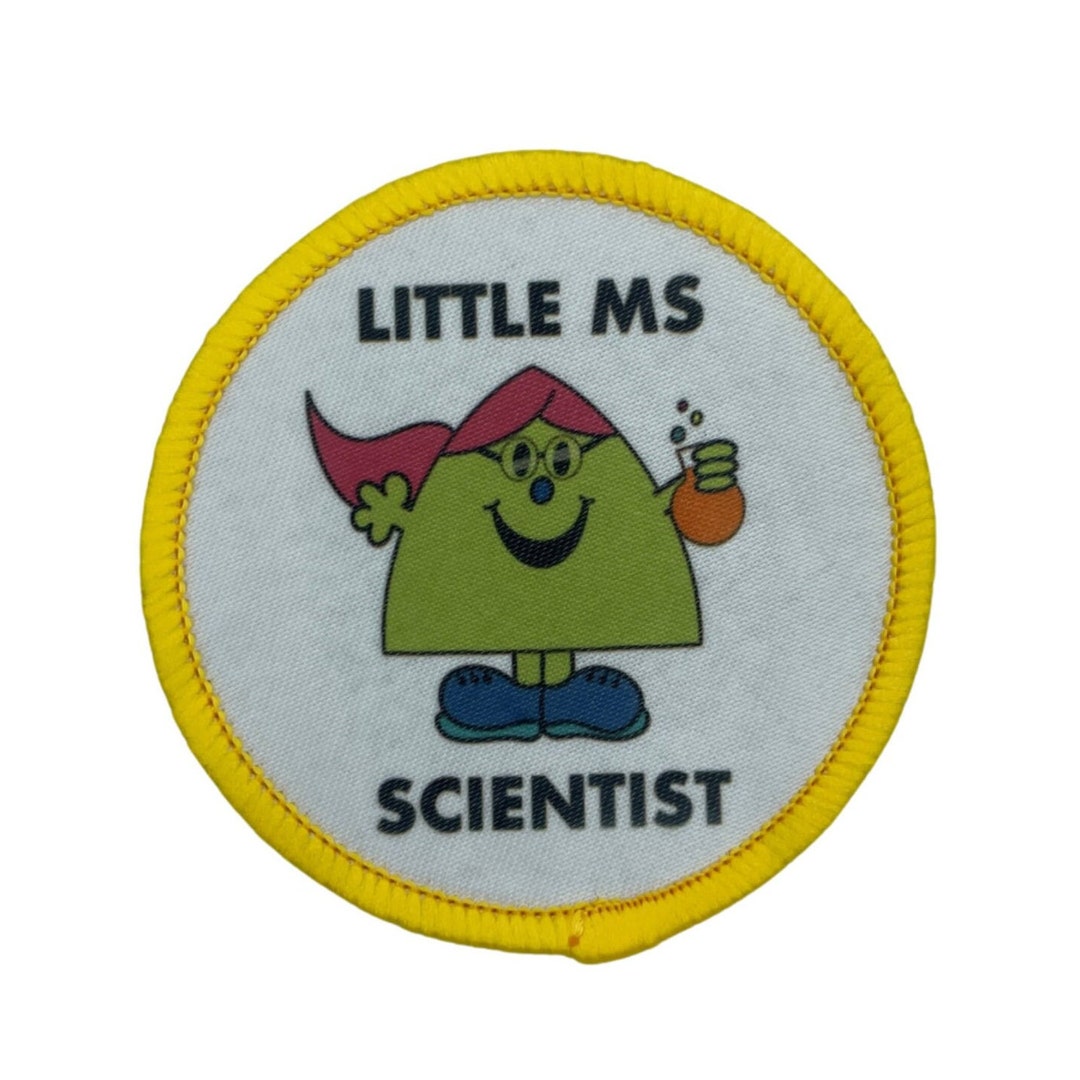 Little Ms Scientist Printed Iron on Patch. Women and Girls in Science ...