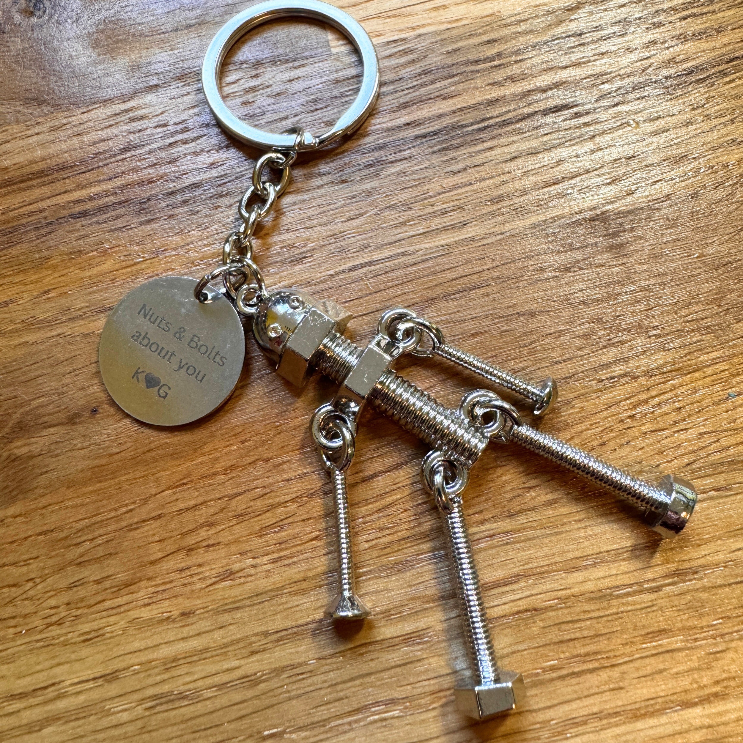 Personalised Robot Keyring. Includes Custom Personalisation. STEM ...