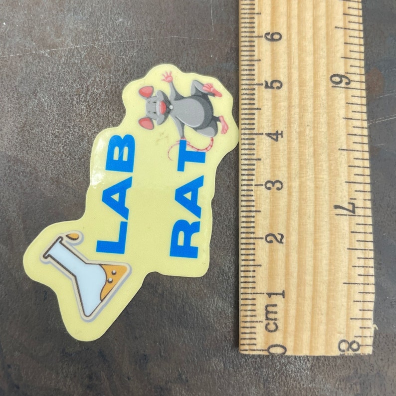 Lab Rat Vinyl Coated Magnet. Science Vinyl Magnet. Magnet - Etsy