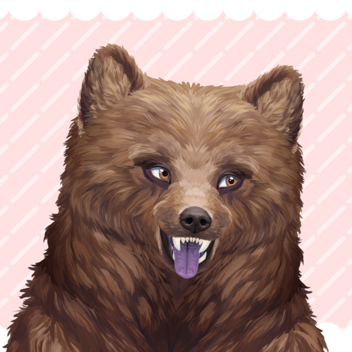 Grizzly Bear Vtuber Avatar Full Body/fully Rigged Live2d - Etsy UK