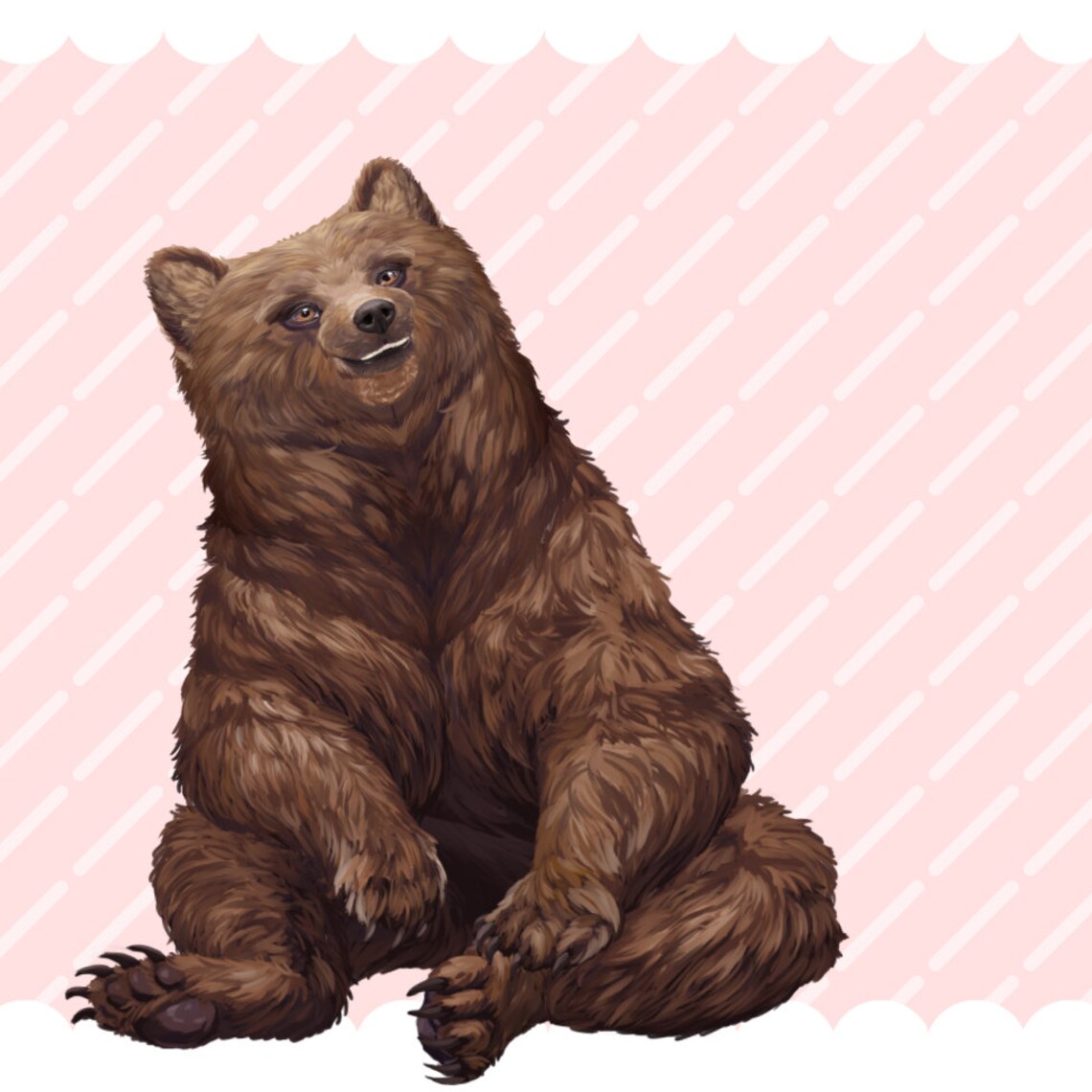 Grizzly Bear Vtuber Avatar Full Body/fully Rigged Live2d - Etsy Canada