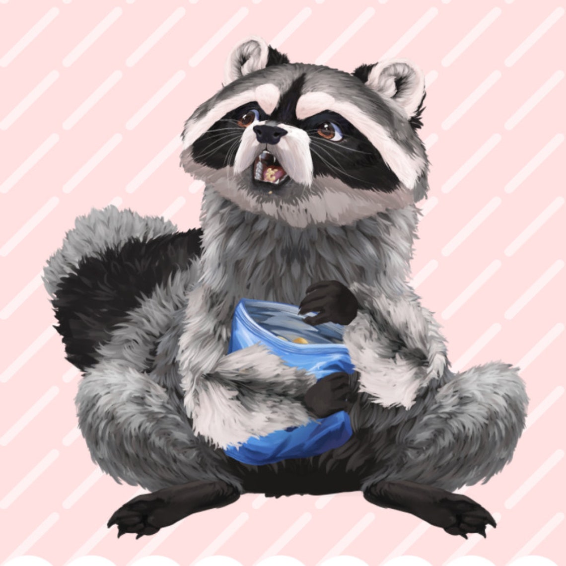 Racoon Vtuber Avatar Full Body/fully Rigged Live2d Model - Etsy UK
