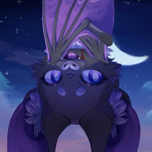 Chibi Bat Vtuber Avatar - Full Body/fully Rigged Live2d Model - Etsy