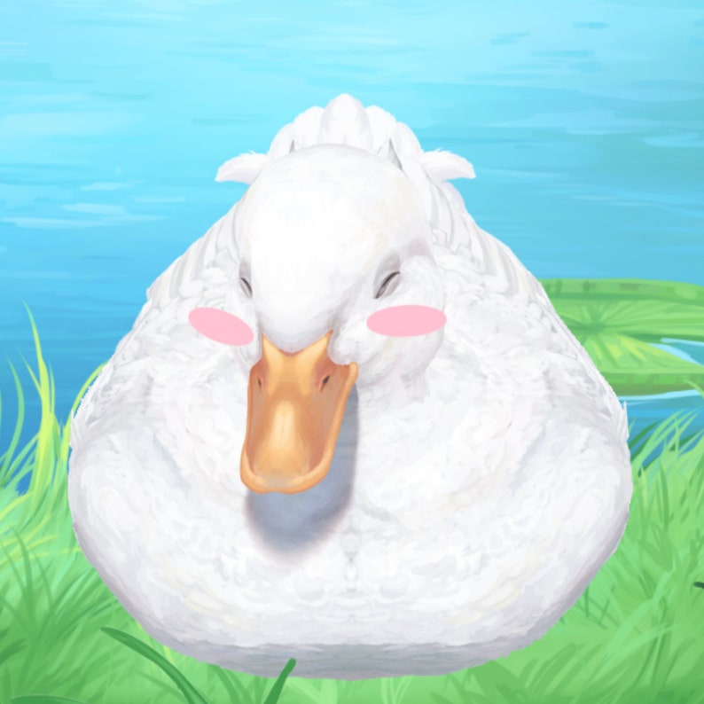 Duck Vtuber Avatar Full Body/fully Rigged Live2d Model - Etsy Canada