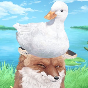 Duck Vtuber Avatar - Full Body/fully Rigged Live2d Model - Etsy