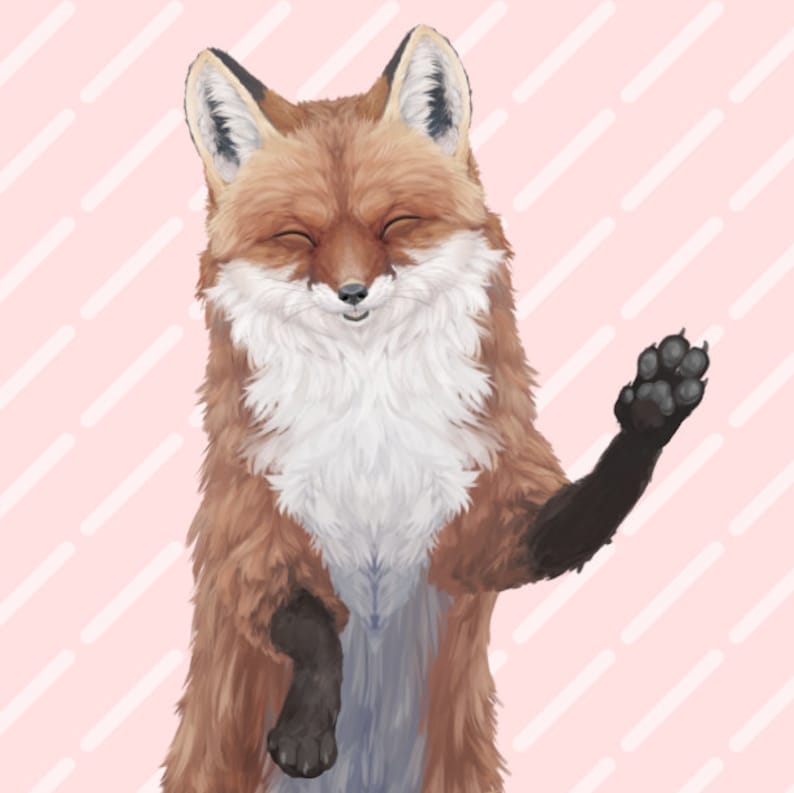 Fox Vtuber Avatar - Full Body/fully Rigged Live2d Model With Hand ...