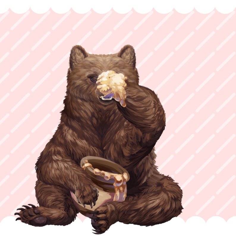 Grizzly Bear Vtuber Avatar - Full Body/fully Rigged Live2d Model - Etsy UK