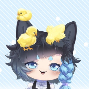 Set of Chicks- Live2d Vtuber Asset Pack - Etsy