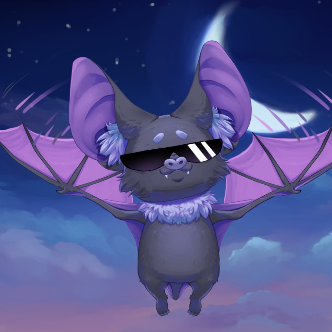 Chibi Bat Vtuber Avatar - Full Body/fully Rigged Live2d Model - Etsy UK
