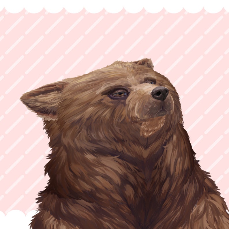 Grizzly Bear Vtuber Avatar - Full Body/fully Rigged Live2d Model - Etsy