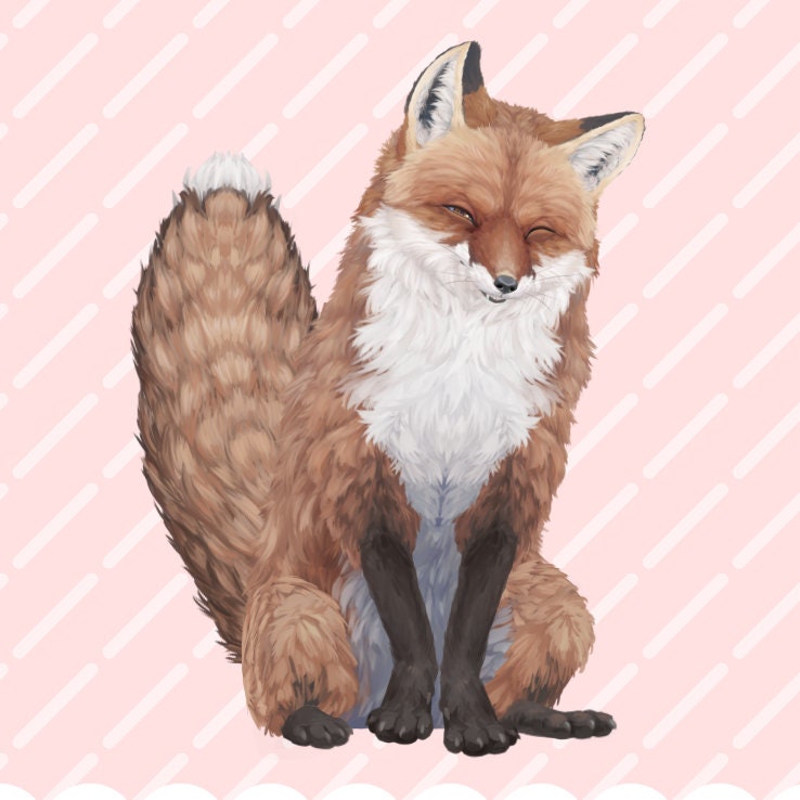 Fox Vtuber Avatar - Full Body/fully Rigged Live2d Model With Hand ...