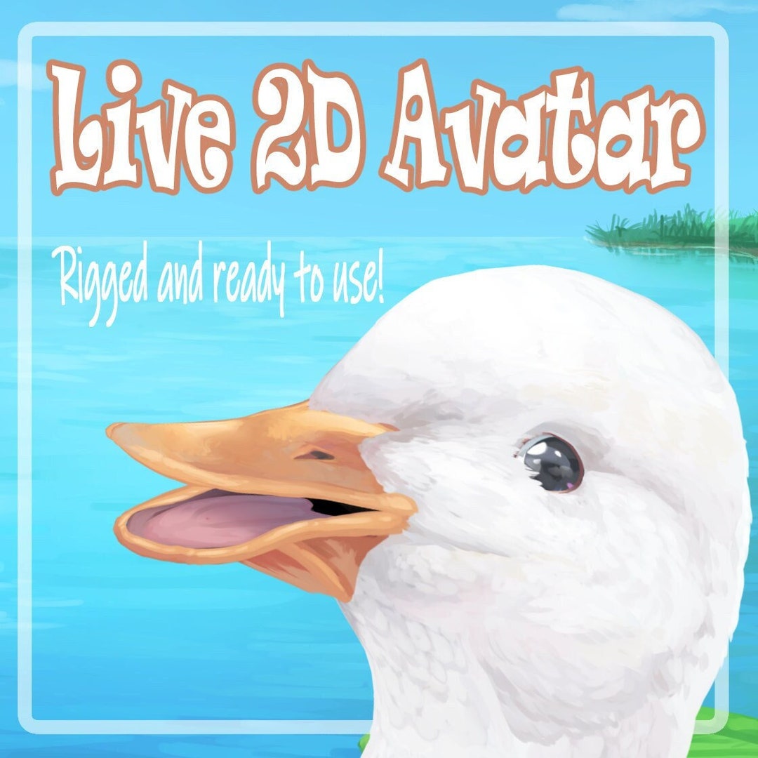 Duck Vtuber Avatar - Full Body/fully Rigged Live2d Model - Etsy