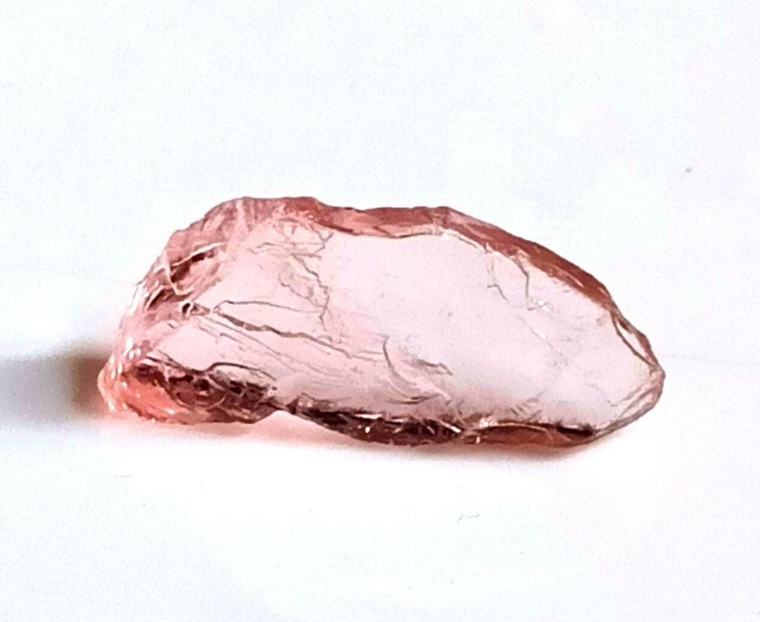 Natural Morganite Rough 14.85 Cts Rough Morganite Crystal Rough Loose ...