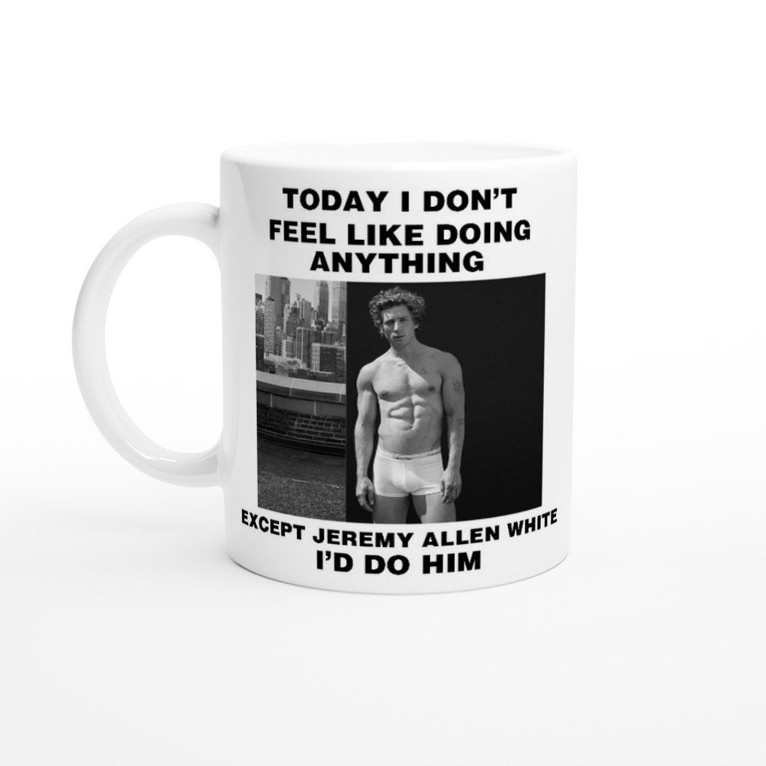 White the Bear Jeremy Allen White 11oz Ceramic Tea Coffee Mug - Right ...