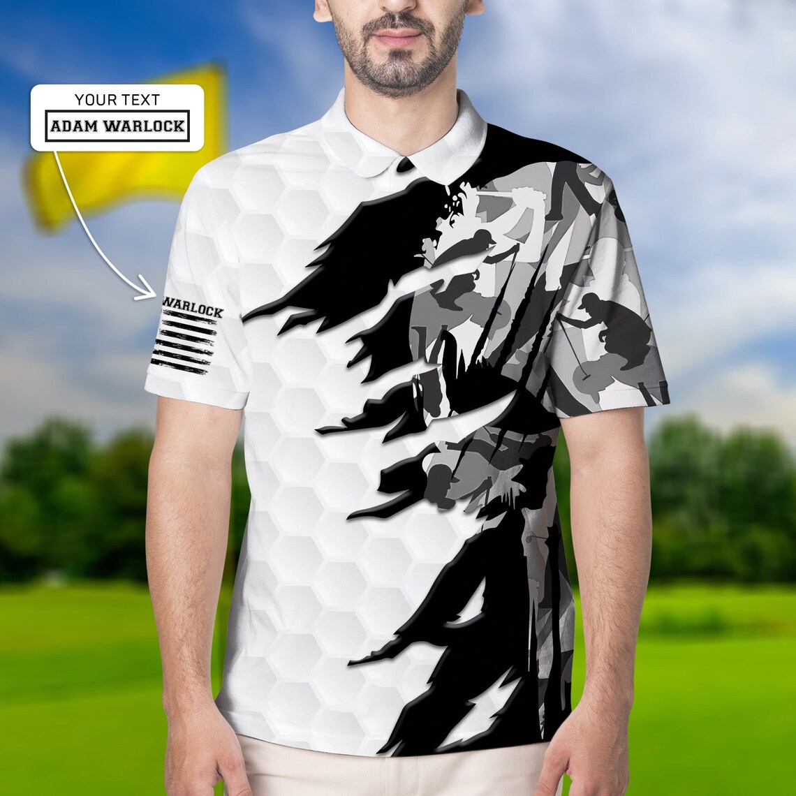 Golf and Skull Golf Polo Shirt Golf Club Gifts for Golfers - Etsy