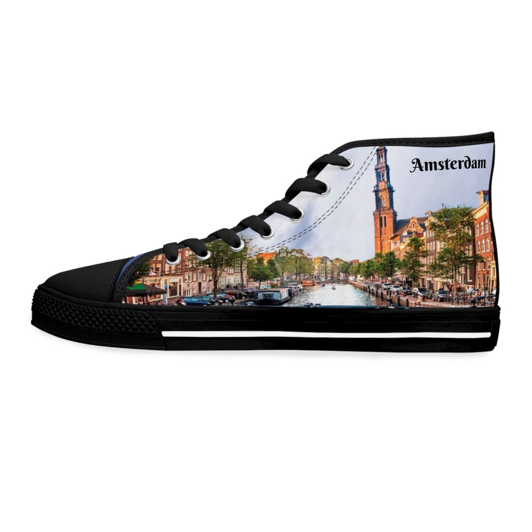 Women's High Top Sneakers Amsterdam the Netherlands Dutch Holland ...