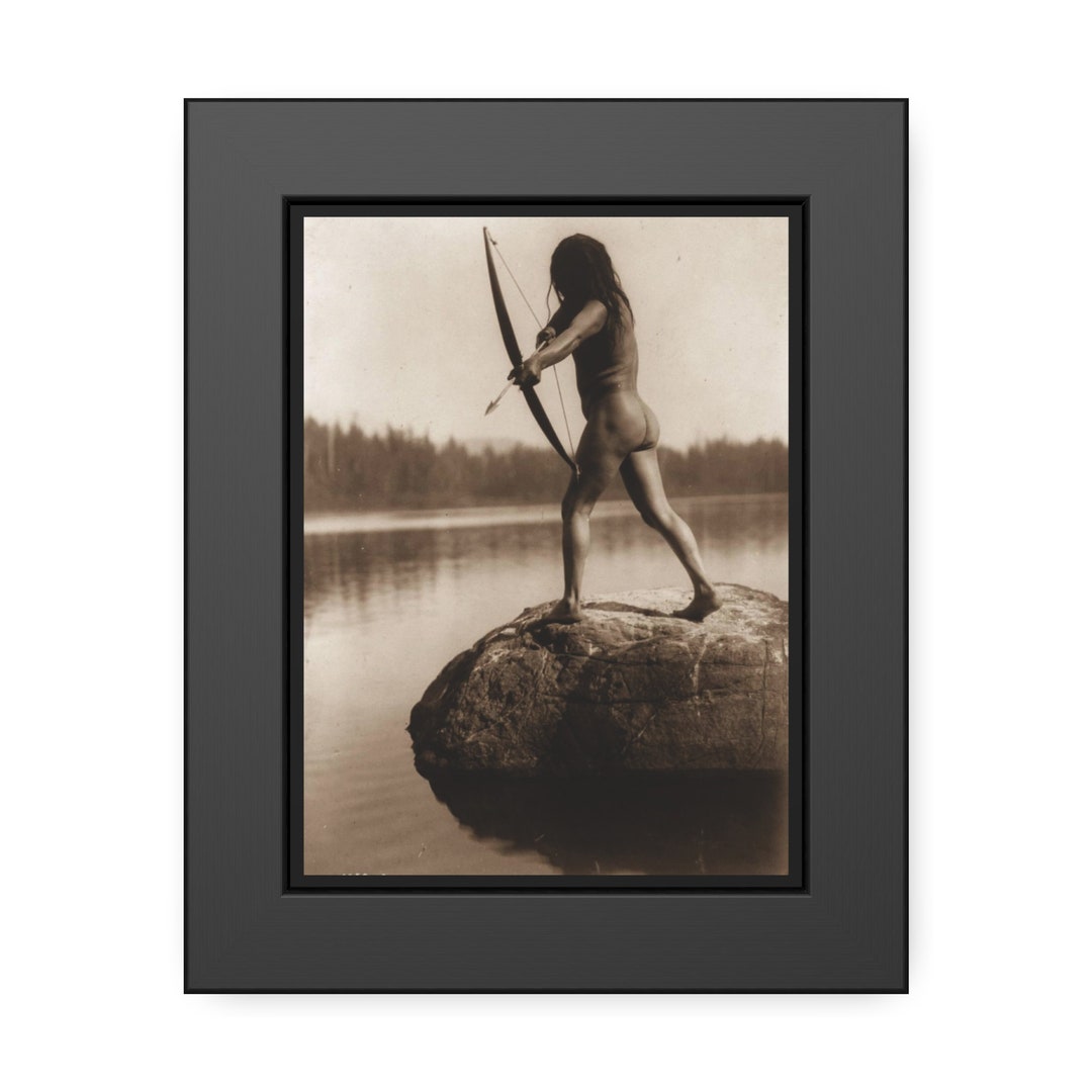 Native American Copy of Early Original 1910 Photo of A Nootka - Etsy