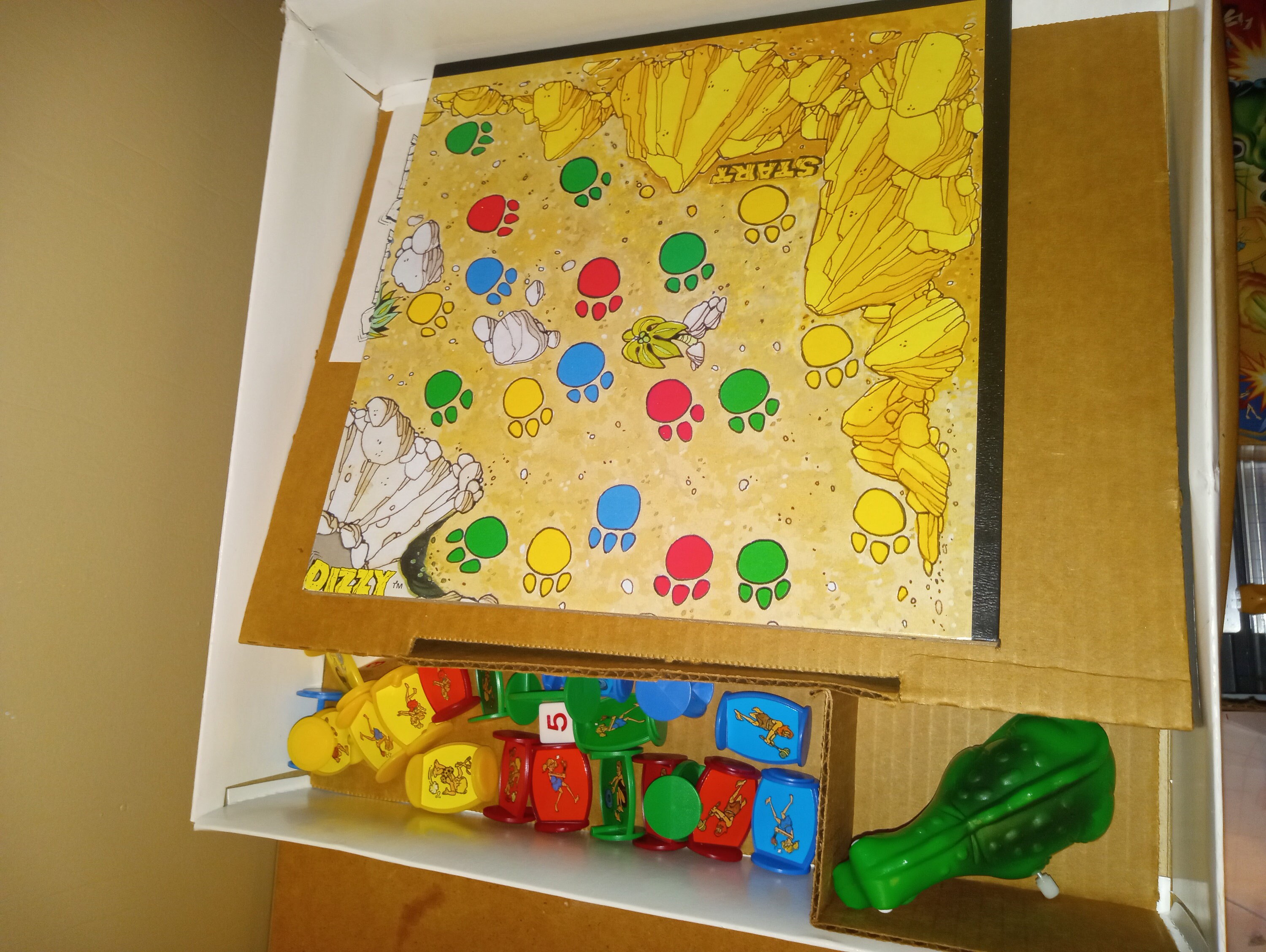 Dizzy Dizzy Dinosaur 1987 Complete Board Game Pressman Toy Inc - Etsy