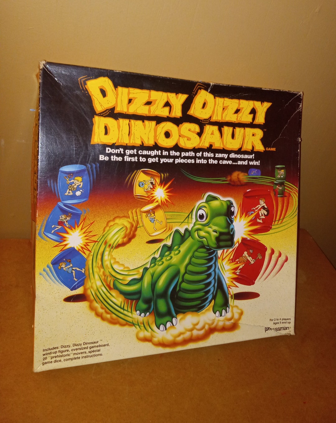 Dizzy Dizzy Dinosaur 1987 Complete Board Game Pressman Toy Inc - Etsy