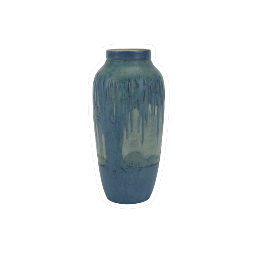 Newcomb Pottery Vinyl Sticker / Decal Vase Oak Trees Spanish Moss ...