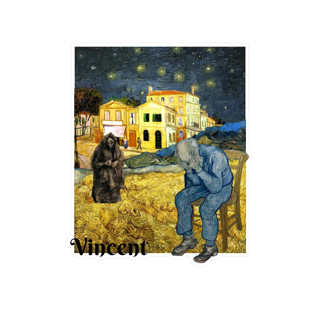 Vinyl Sticker / Decal Vincent Van Gogh Collage of Paintings / Starry ...