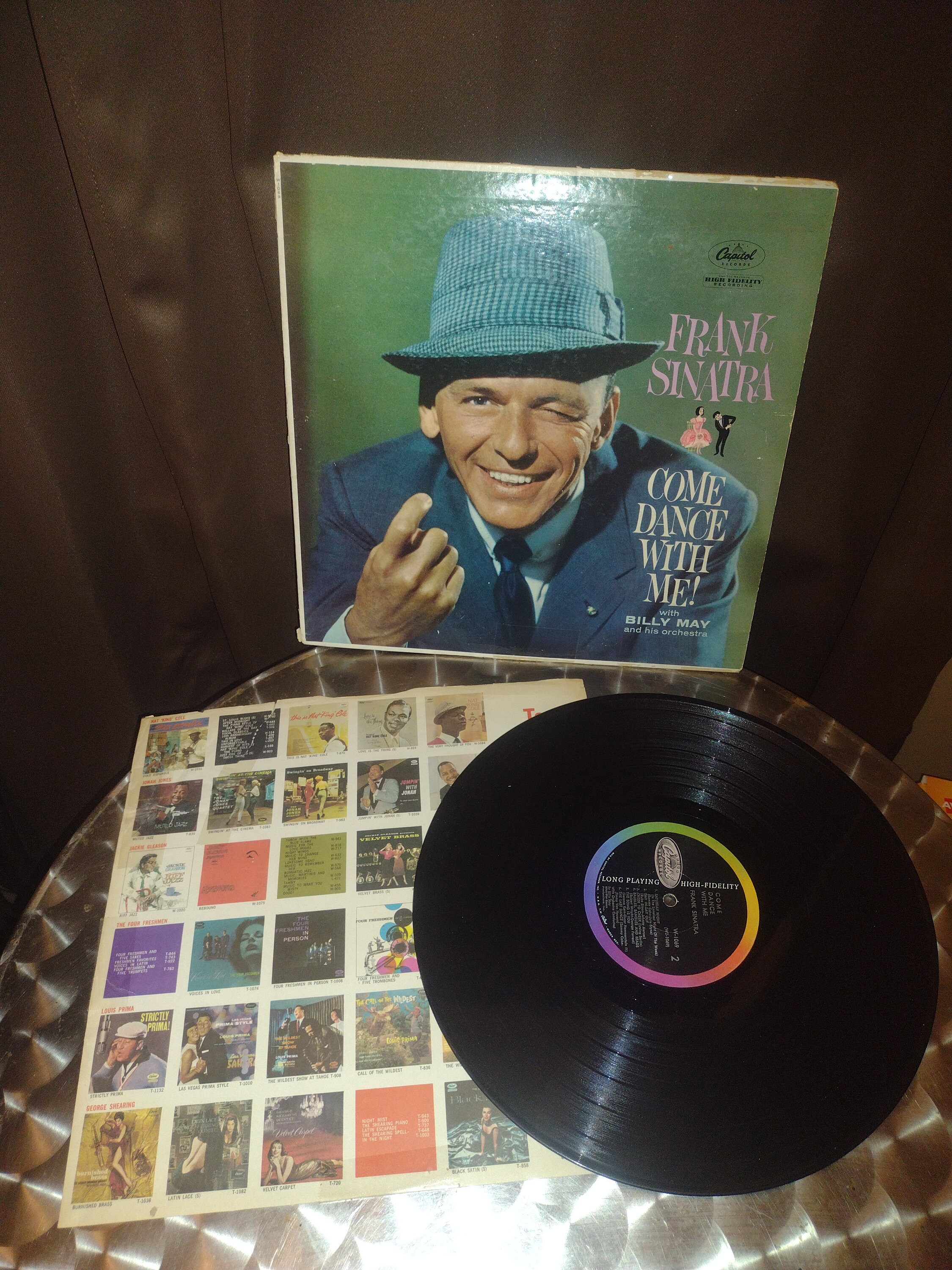 Frank Sinatra Come Dance With Me Vinyl LP 1959 Original Capitol Records ...
