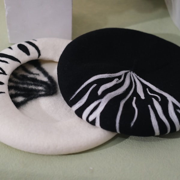 Zebra Hat - Etsy